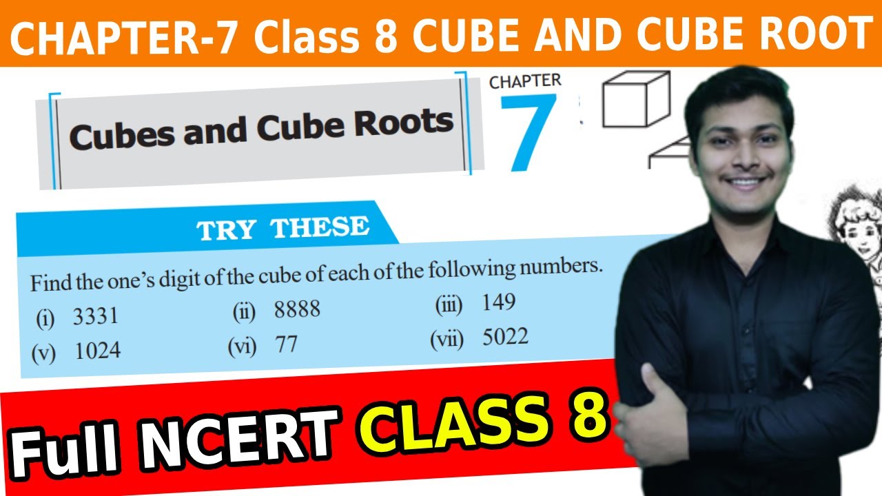 Try These 1 Cube and Cube Roots Class 8 Chapter 6 Full NCERT in 2024 ...