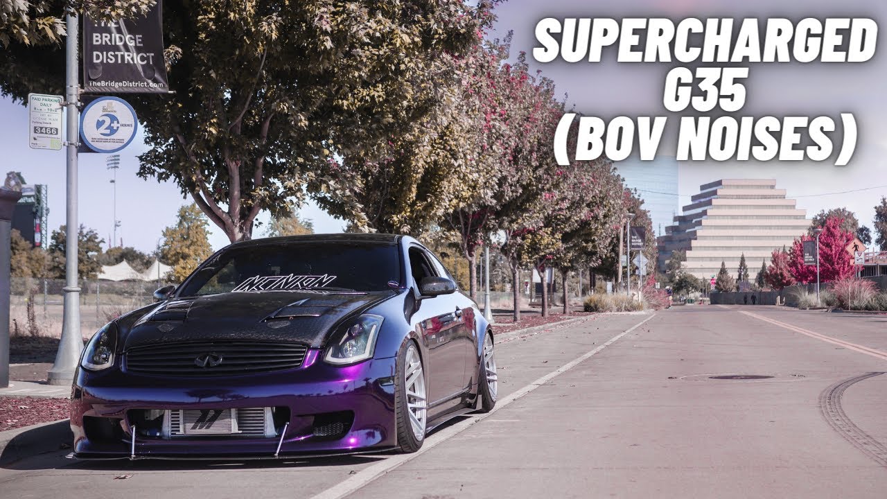 BOOSTED Infiniti G35 1st POV DRIVE ( BOV NOISES INSANELY LOUD) - YouTube