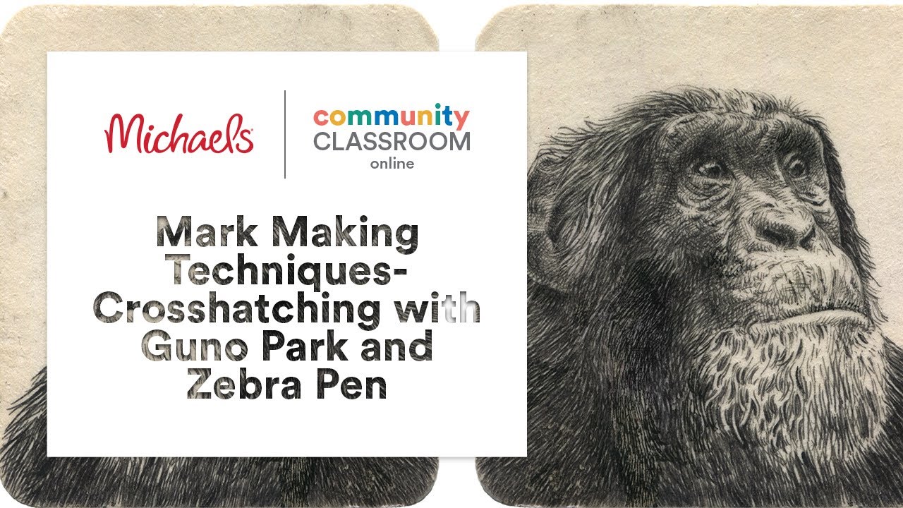 Online Class: Mark Making Techniques- Crosshatching with Guno Park and ...