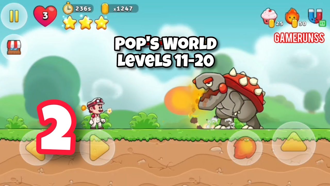 Pop's World - Gameplay Walkthrough Android Part 2 - Levels 11-20 - YouTube