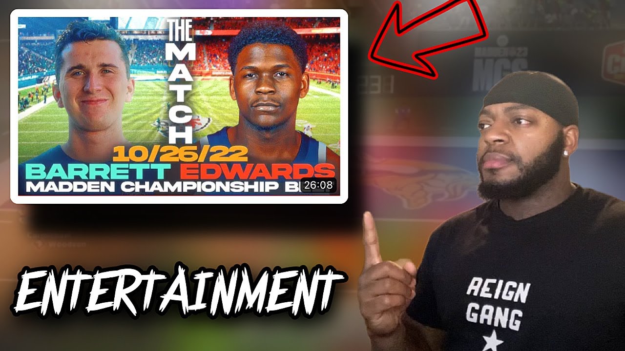 Reacting To @TDBarrett & @AnthonyEdwards Madden 23 Gameplay! - YouTube