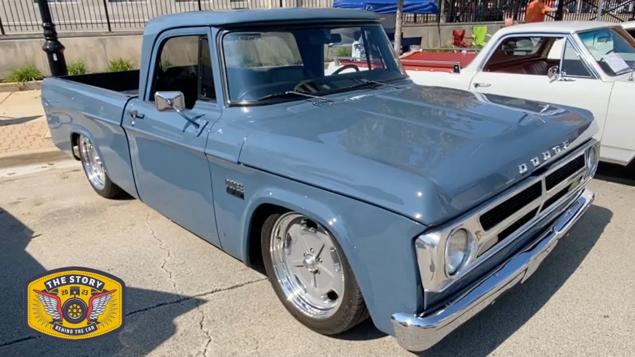 1971 Dodge D100 Sweptline with HEMI - YouTube