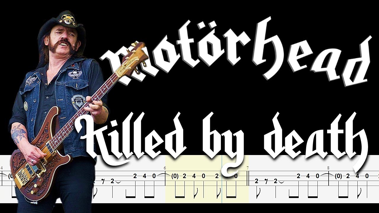 Motörhead – Killed by Death (🔴Bass Tabs | Notation) @ChamisBass # ...