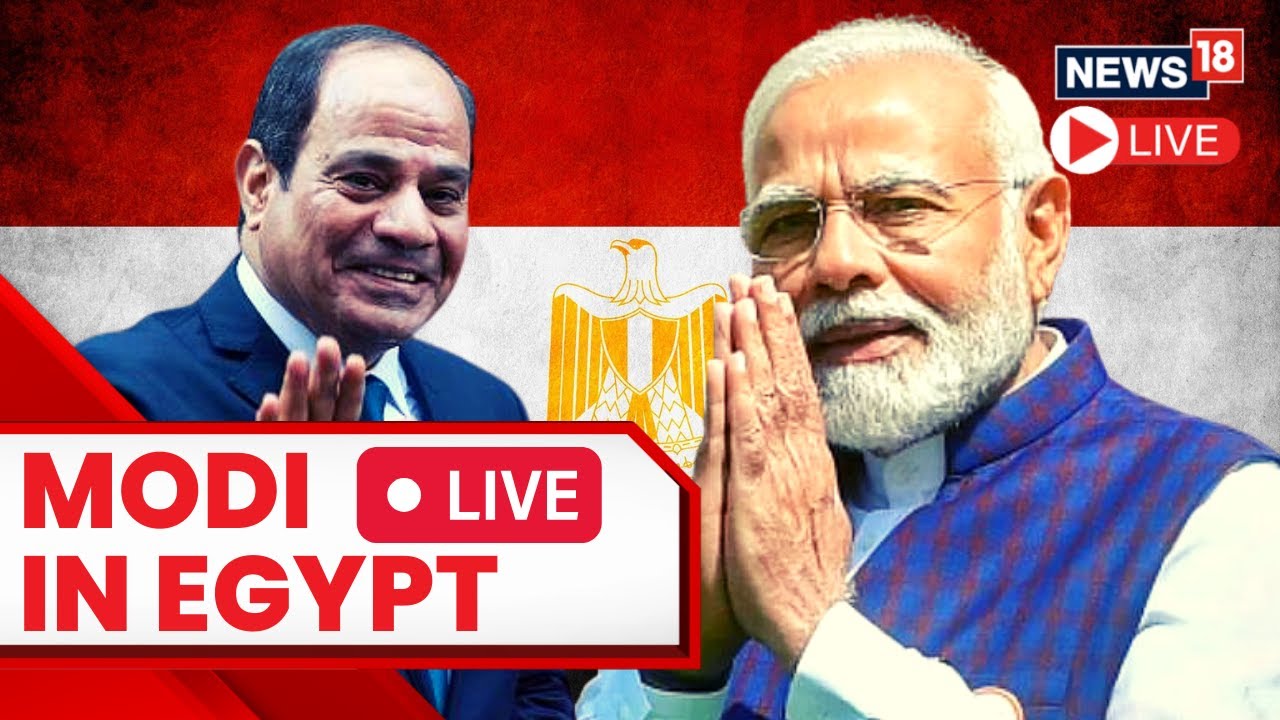 PM Modi Egypt Visit LIVE | PM Modi Lands In Cairo For His Two Day Egypt ...