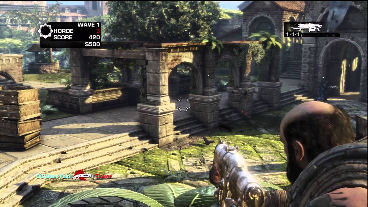Gears of War 3 - Horde 2.0 on Mercy Map HD Gameplay Xbox 360 - YouTube