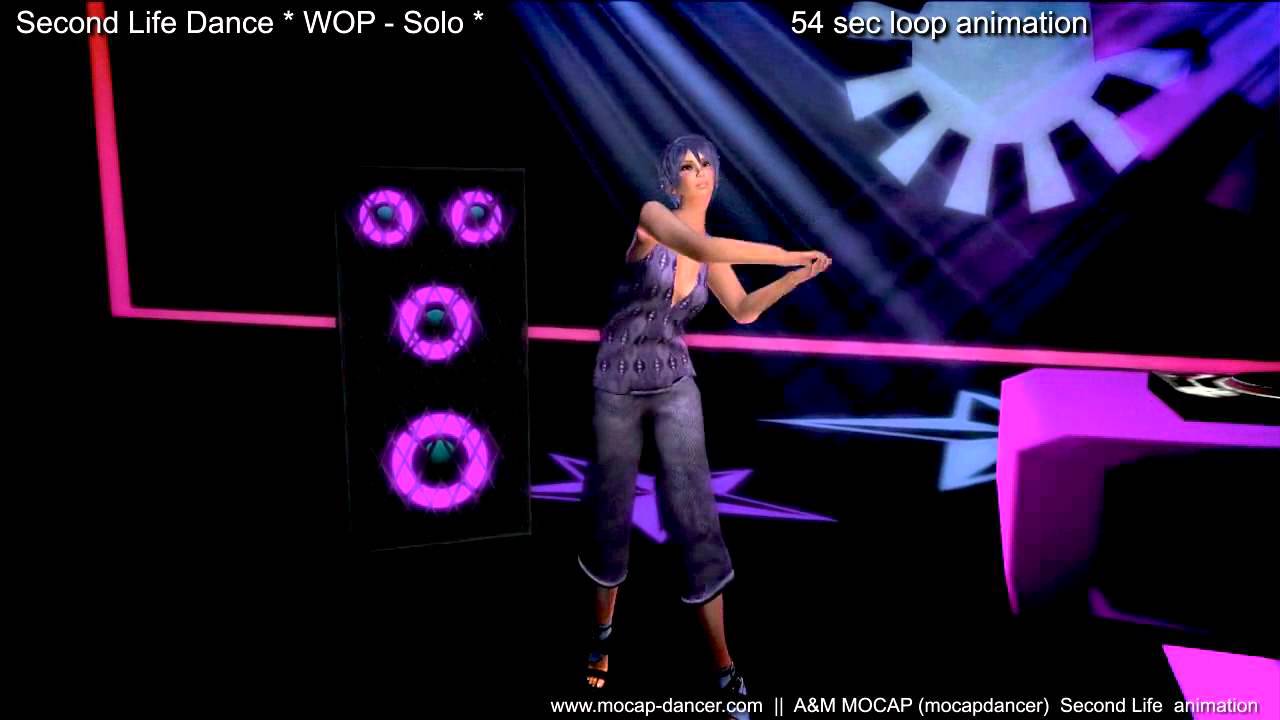 SL - WOP solo | Second Life dance animation - YouTube