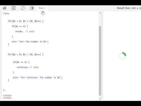 20 PHP Break and Continue - YouTube