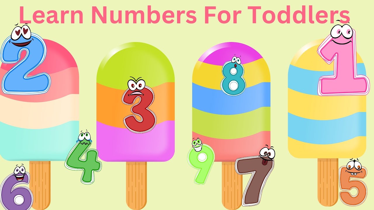 Learn numbers up to 10 with ice cream for Toddlers | Learn Counting ...