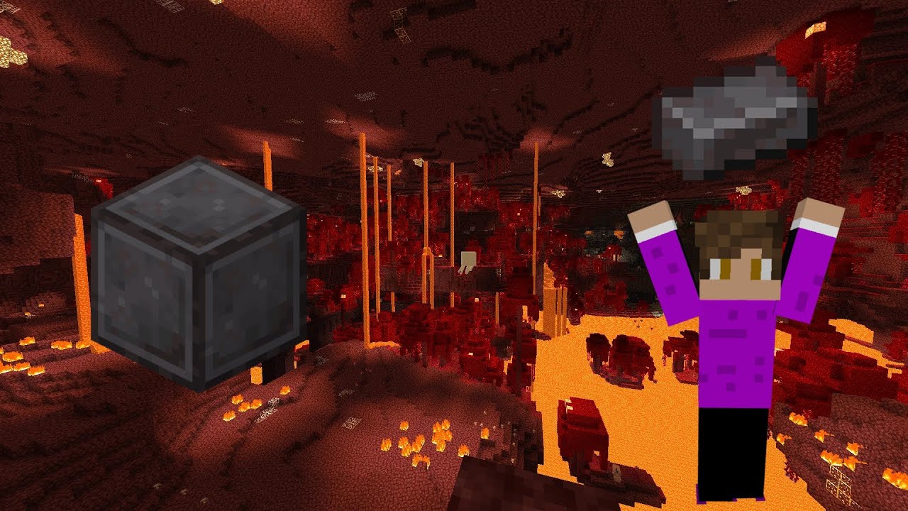Faction #1: jeg prøver at finde netherite inde på en ny Minecraft ...