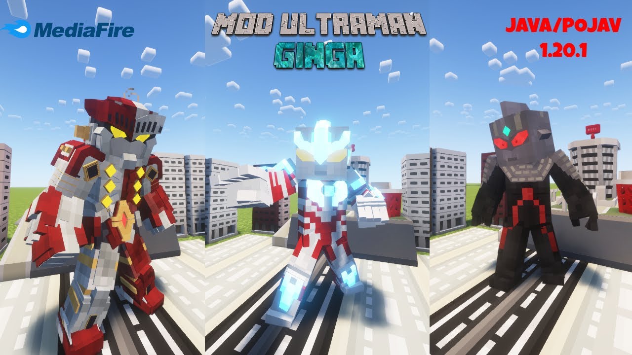MOD ULTRAMAN GINGA - UCHR [ LINK MEDIAFIRE ] | Minecraft Java/Pojav ...
