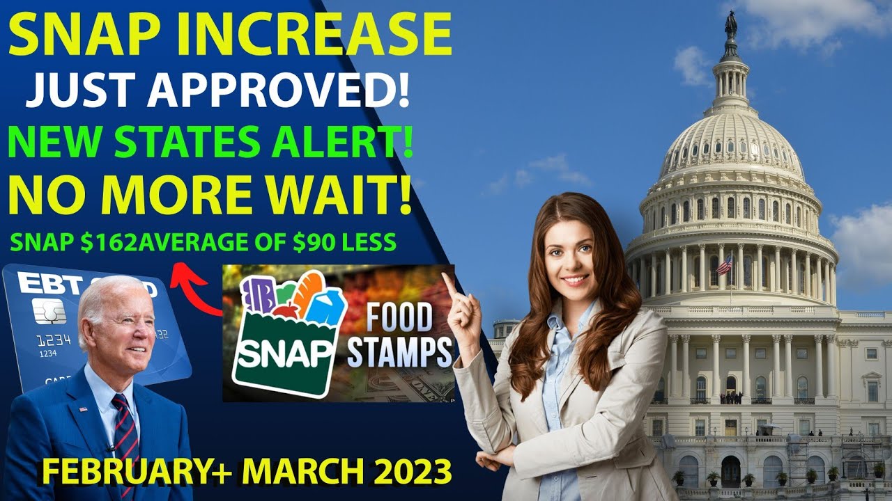 INCREASE IN 2023 SNAP FOOD STAMPS COMING (Tomorrow) | EBT Low Income ...
