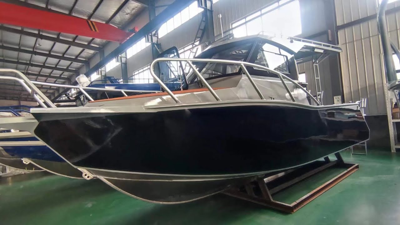 25ft deep v aluminum cabin fishing craft boat hull aluminum boats for ...