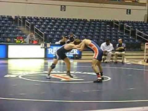 CSUF vs Menlo College Wrestling Duel 2007-2008 - 157 Pounds: Devin ...