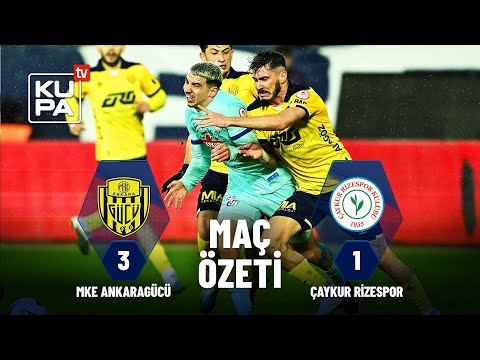 Ankaragücü 3-1 Rizespor | MAÇ ÖZETİ | Ziraat Türkiye Kupası 5. Tur Maçı 16.01.2024 | Arşiv