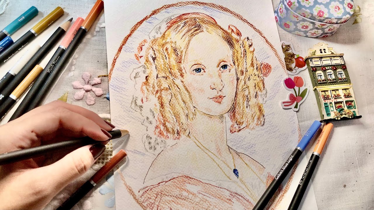 How I Draw Master Studies! 🏰 Vintage Draw with me tutorial - YouTube