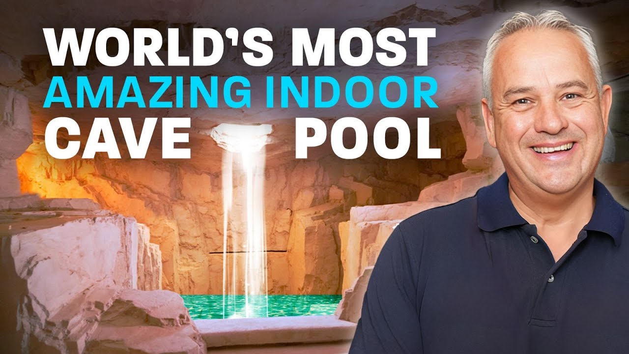 World's First Home with a Cave Pool? (Full Tour) - YouTube