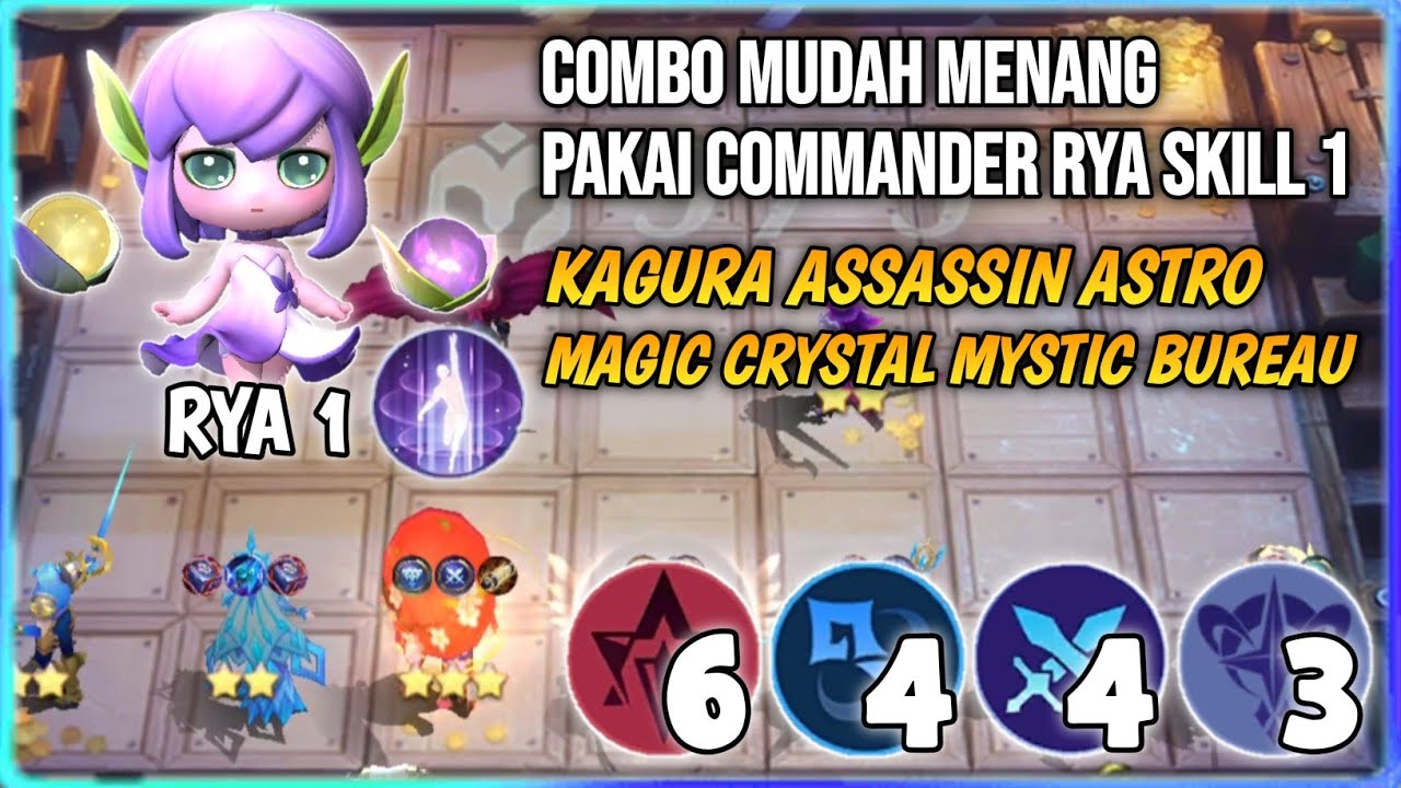 COMBO MUDAH MENANG PAKAI COMMANDER RYA SKILL 1 HYPER KAGURA ASSASSIN ...