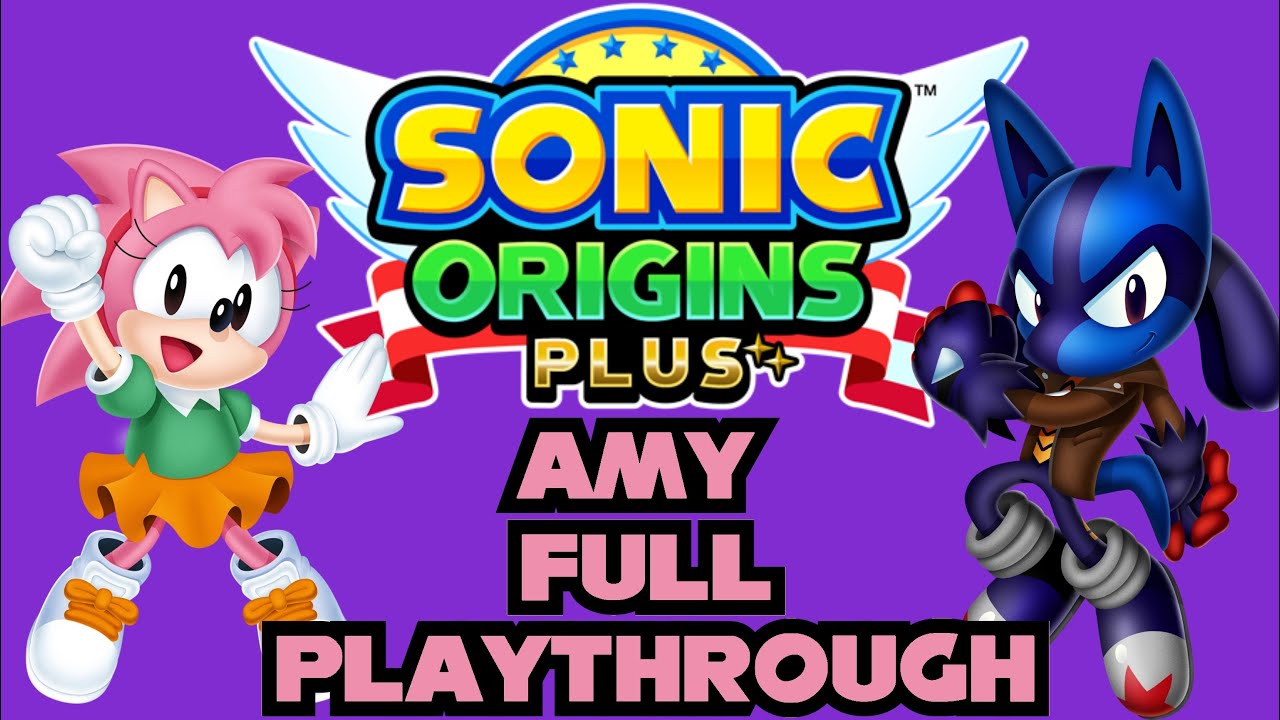 Sonic Origins Plus - Amy Full Playthrough - YouTube