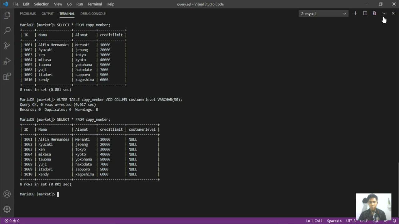 Tutorial Stored Function & Stored Procedure Pada MariaDB - YouTube