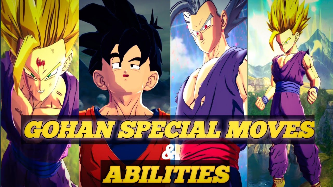 GOHAN ALL SPECIAL MOVE & ABILITIES!! IN DRAGON BALL LEGENDS - YouTube