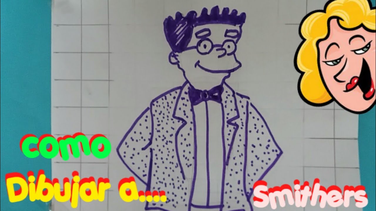 comp dibujar a Waylon Smithers the simpson/ how to draw Waylon Smithers ...
