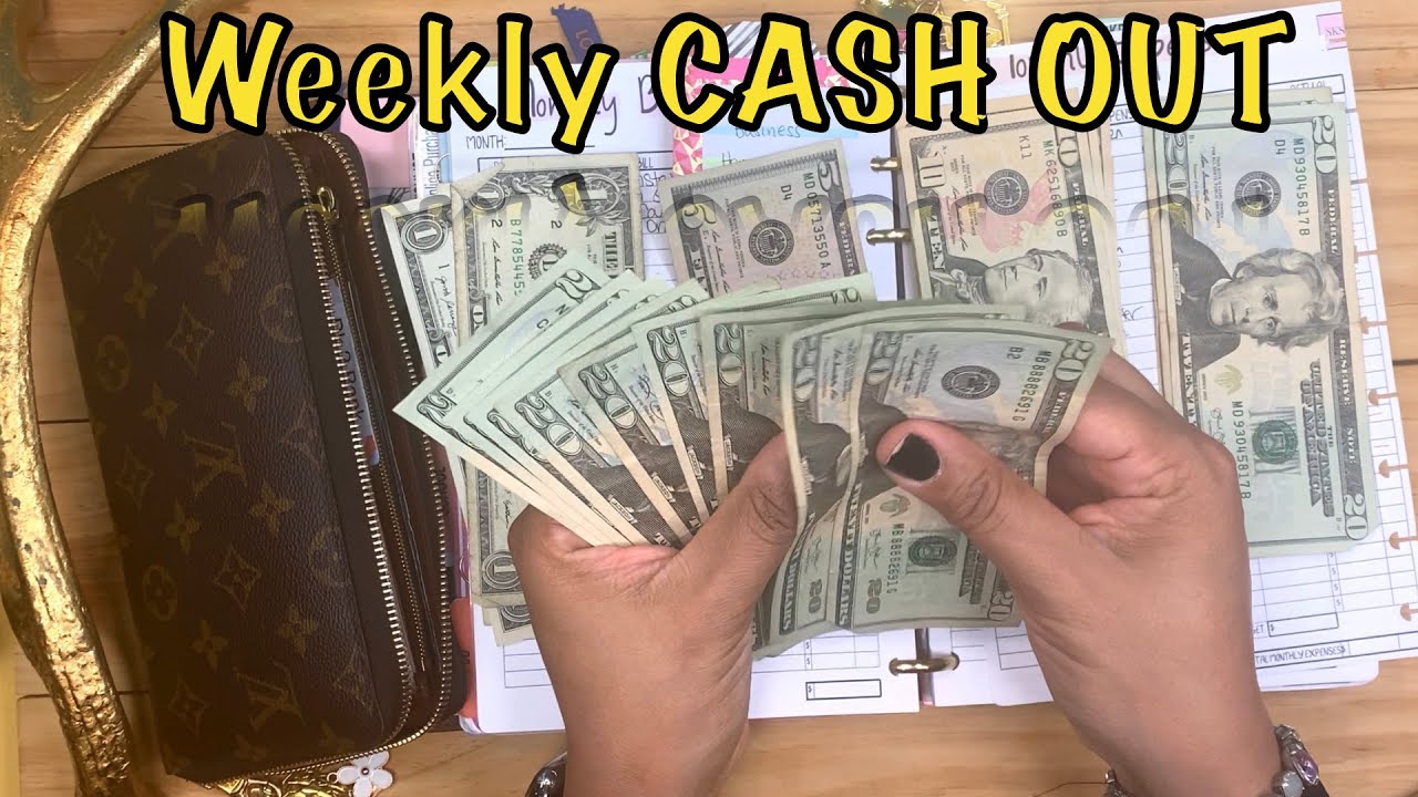 4/2/21 Weekly Cash Expense CASH-OUT - SKS Payday Budget Book - YouTube