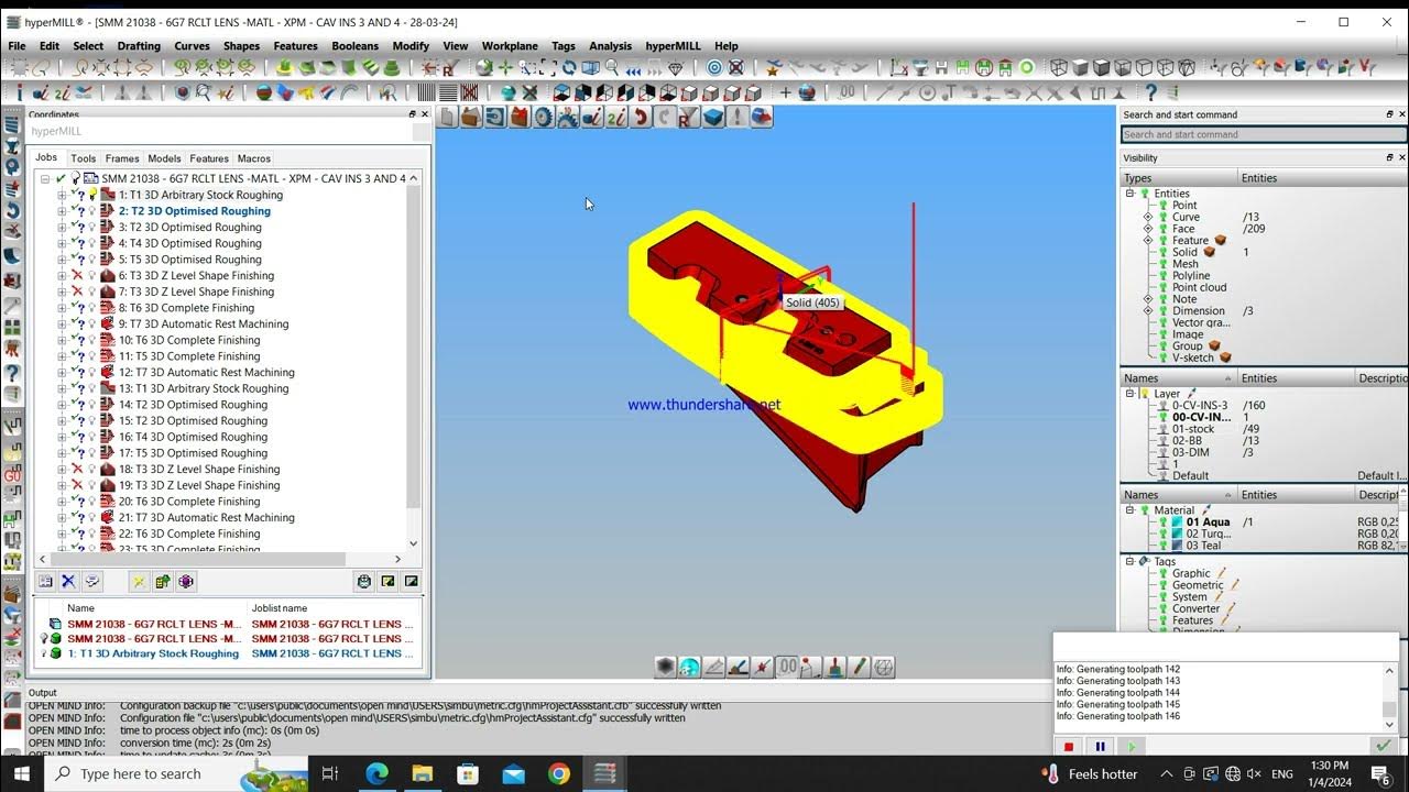 HYPER MILL USING MACRO PROGRAM ......TEMPLATE PROGRAM0 - YouTube