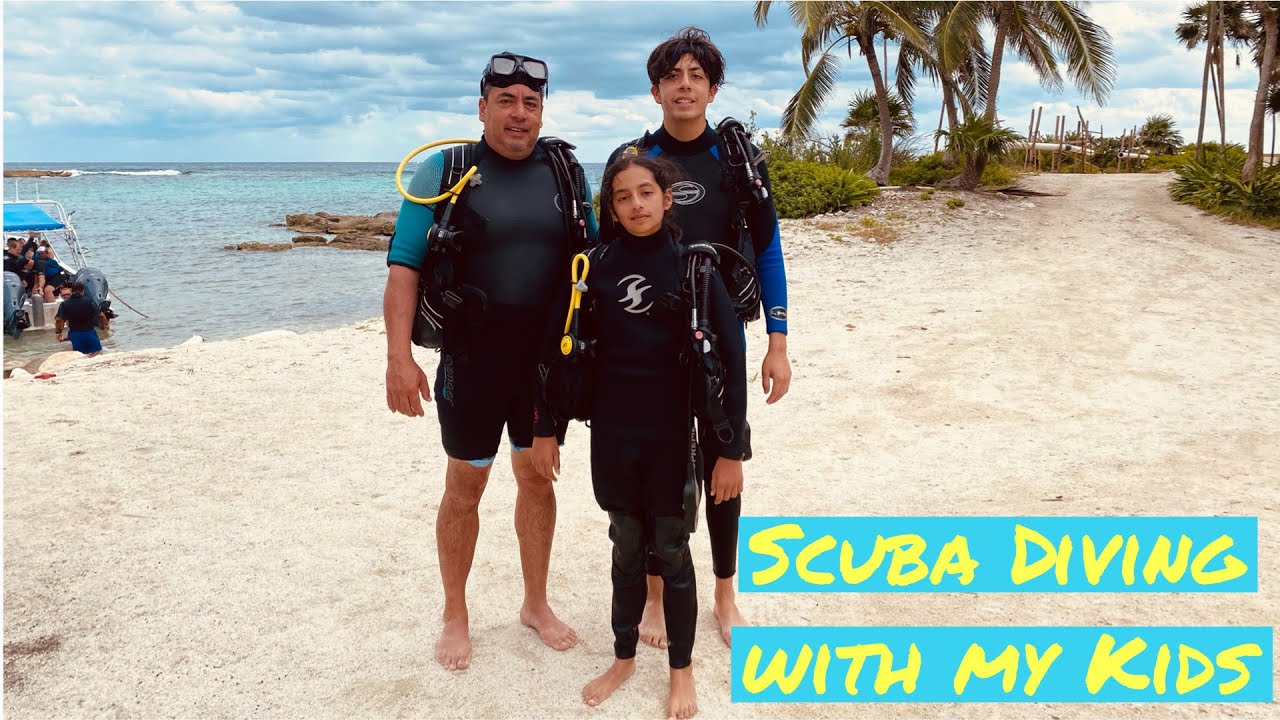 Scuba Diving with my Kids 4K - YouTube
