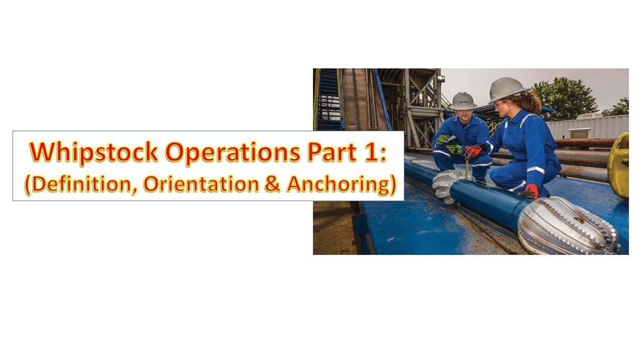 Whipstock Operations Part 1: Definition and Setting - YouTube