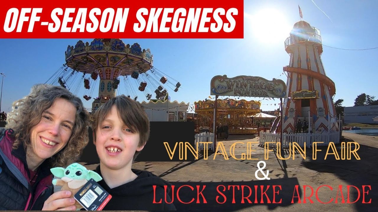 Off-Season Day Out in Sunny Skegness. Vintage Funfair & Arcade Games ...
