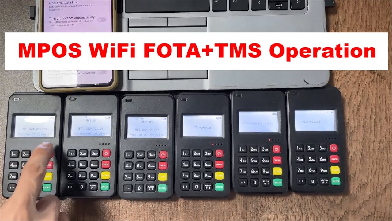 How to update MPOS firmware via WIFI FOTA? - YouTube