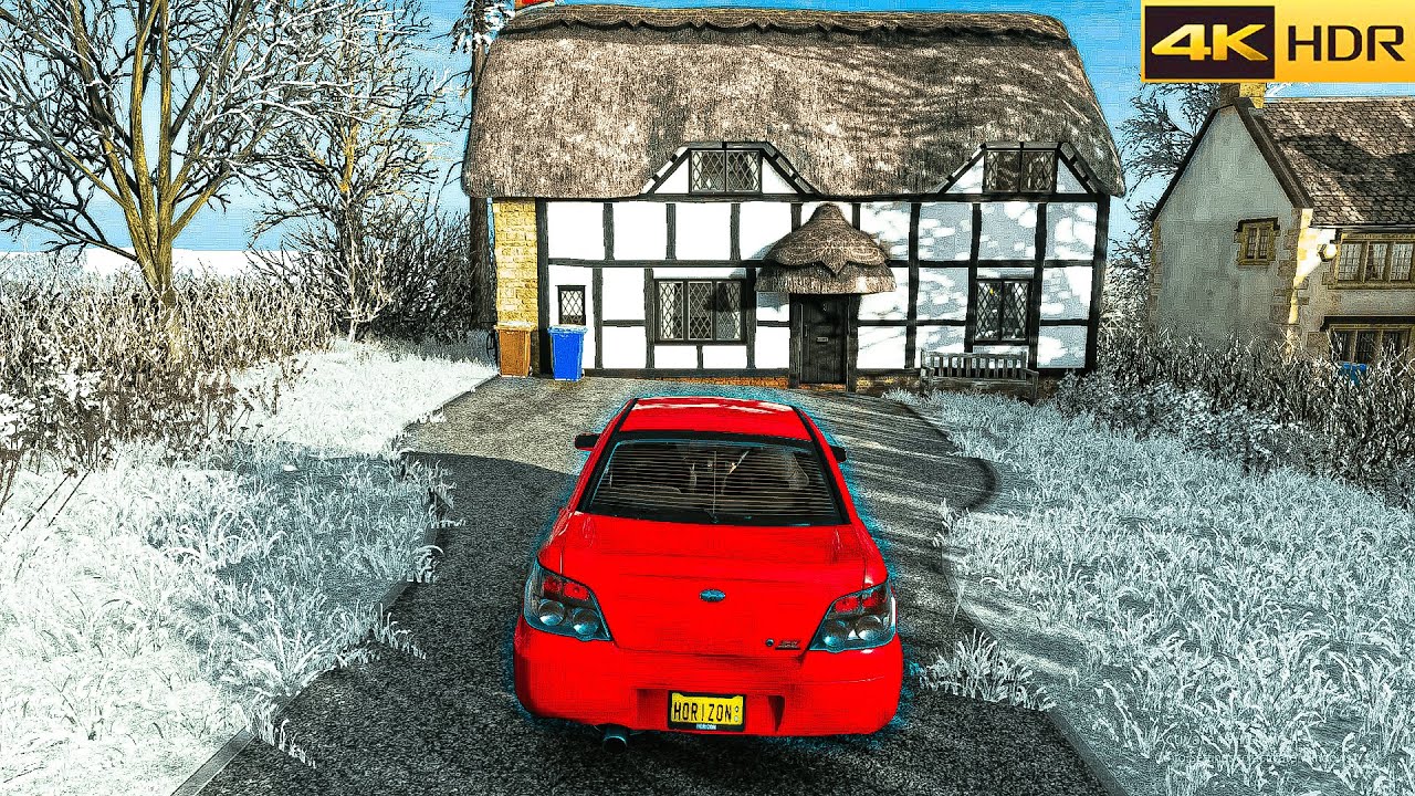 BABY DRIVER - Subaru Impreza WRX STI In Heavy Snow Driving Forza ...