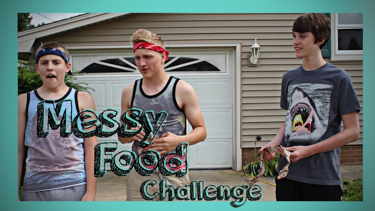 Messy Food Challenge! - YouTube