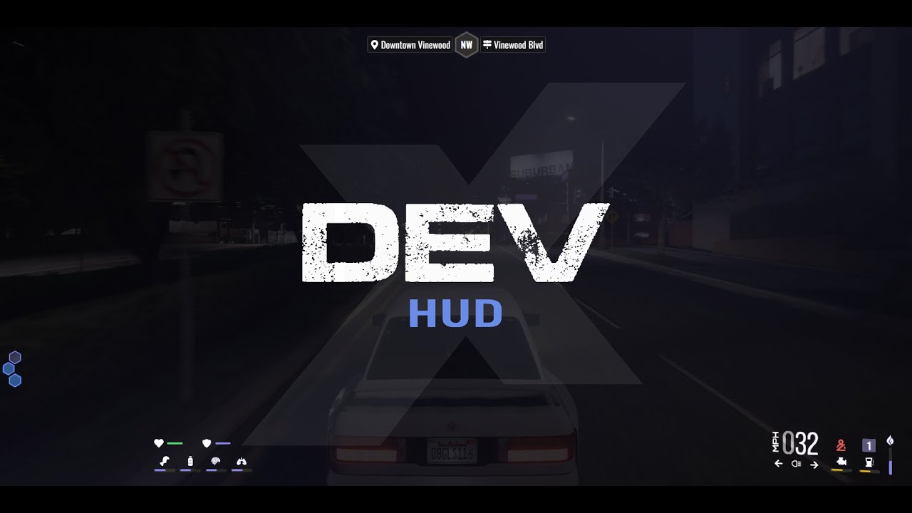 DevX Hud V2 | FiveM | QBOX - YouTube
