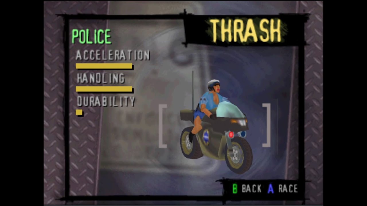 Road Rash 64 | Be the Cop Full Playthrough - YouTube