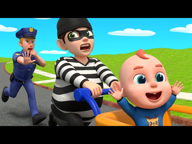 Police Taking Care of Baby | Police Song | Safety for Kids | Rosoo ...