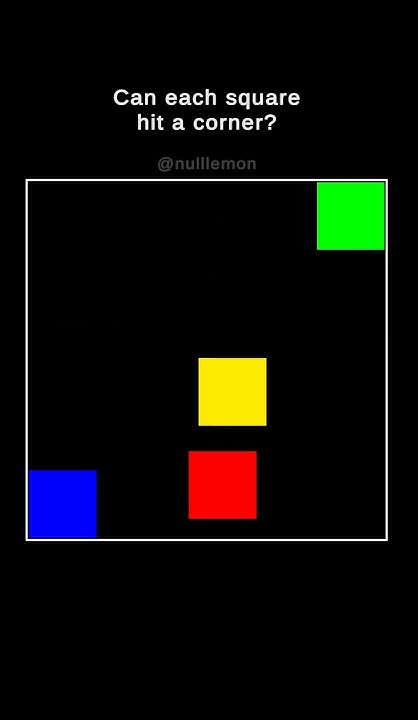 Square Bounce #shorts #satisfying #foryou #simulation #viral #meme #programming #art #colors # ...