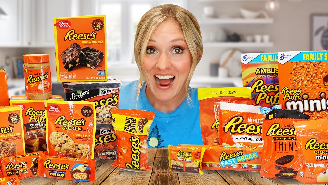 I BOUGHT EVERY REESE'S PRODUCT FROM WALMART AND ATE THEM ALL | Walmart ...