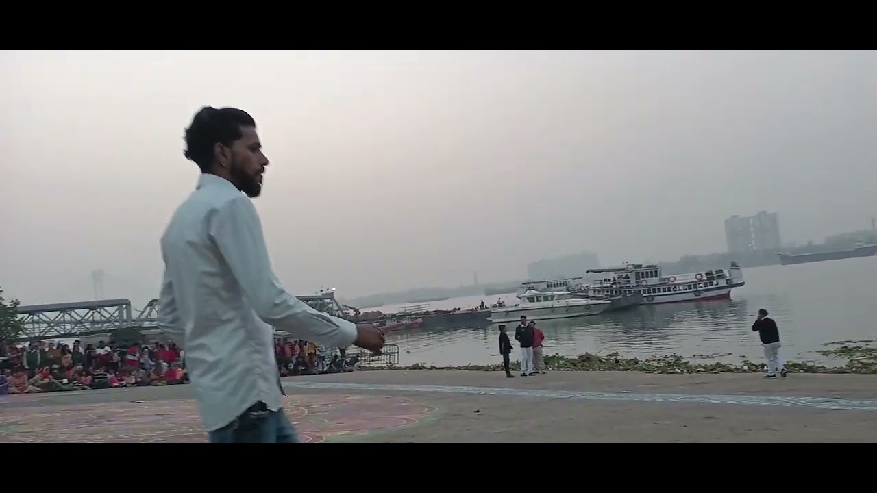 Ganga Aarti🙏,Babughat ; preparation of Aarti - YouTube