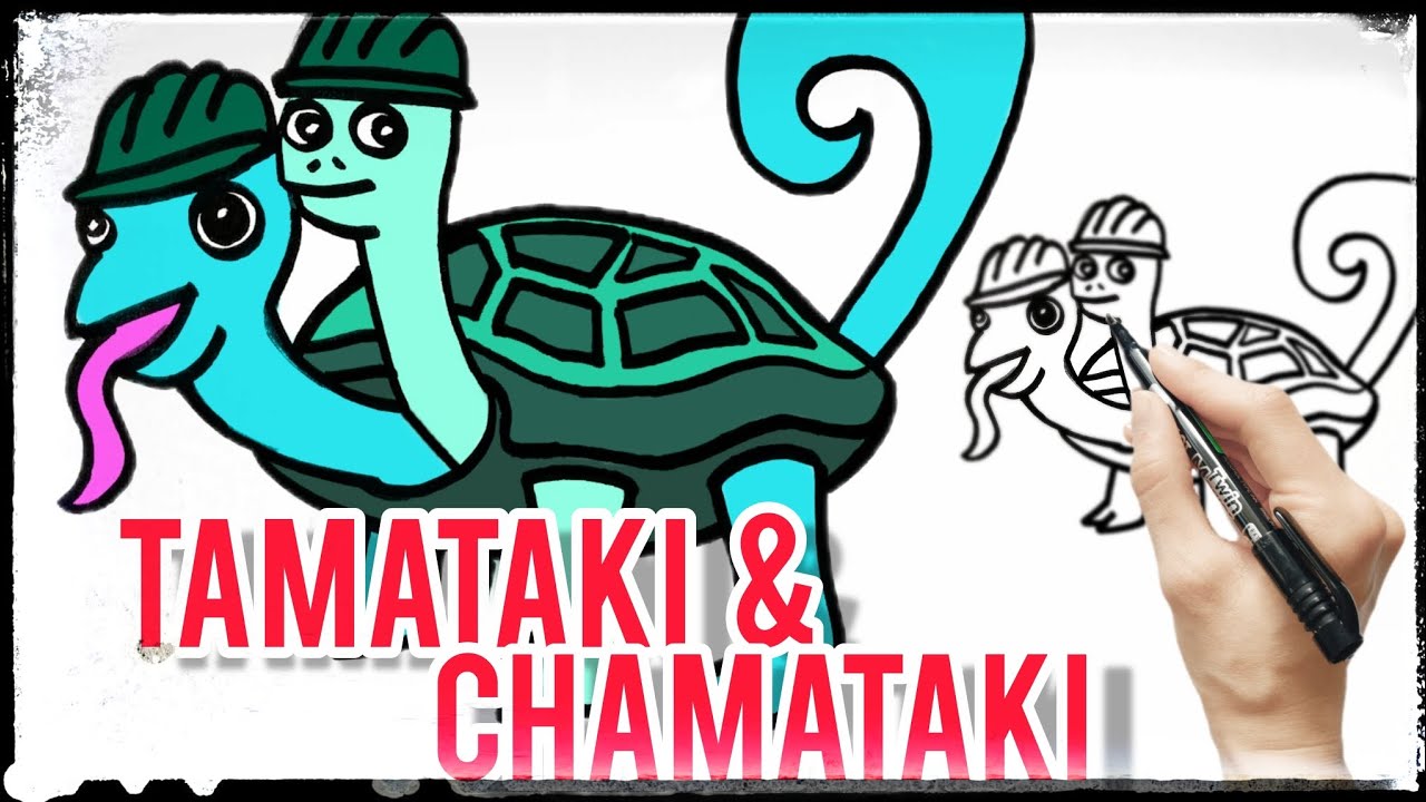 How to draw Tamataki Chamataki Garten of Banban 3 - YouTube