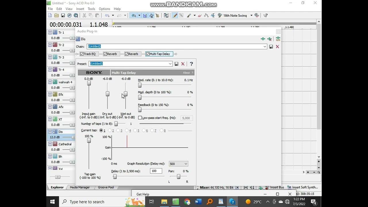 Sony Acid Pro 6 Tutorial For Beginners - Project Set-up [Session 1] - YouTube