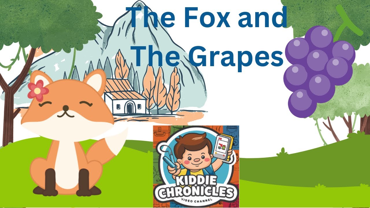 The Fox and the Grapes | Kids Story | English Story | Moral Story ...
