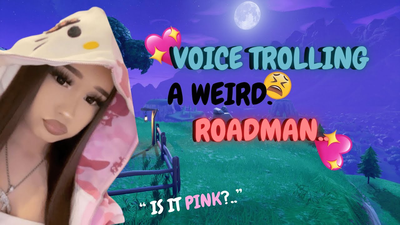Girl VoiceTrolling a BRITISH ROADMAN.. - YouTube