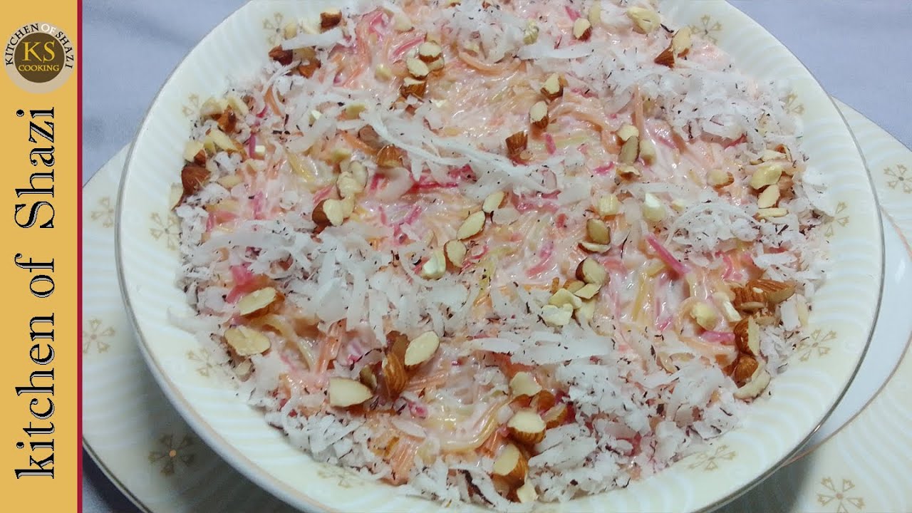 Sweet Vermicelli | Colored Flavored Vermicelli | Eid Special Recipe ...