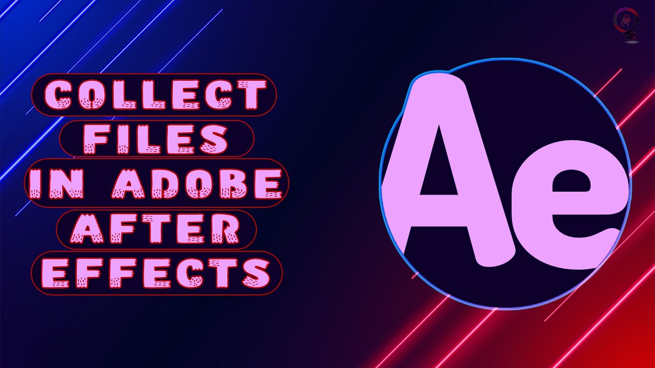 Export All Project Files in Adobe After Effects - YouTube