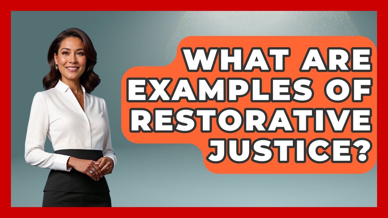 What Are Examples Of Restorative Justice? - Law Enforcement Insider ...