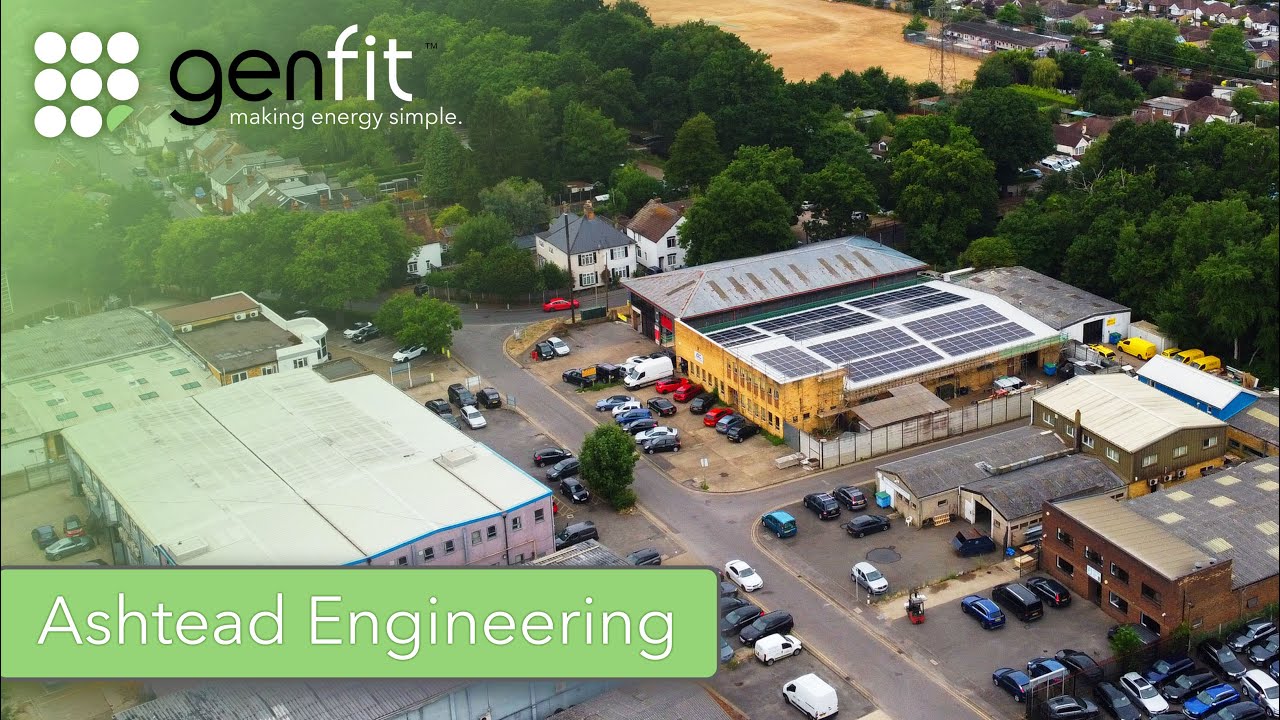 Ashtead Engineering 118.30 kWp Solar PV Installation - YouTube