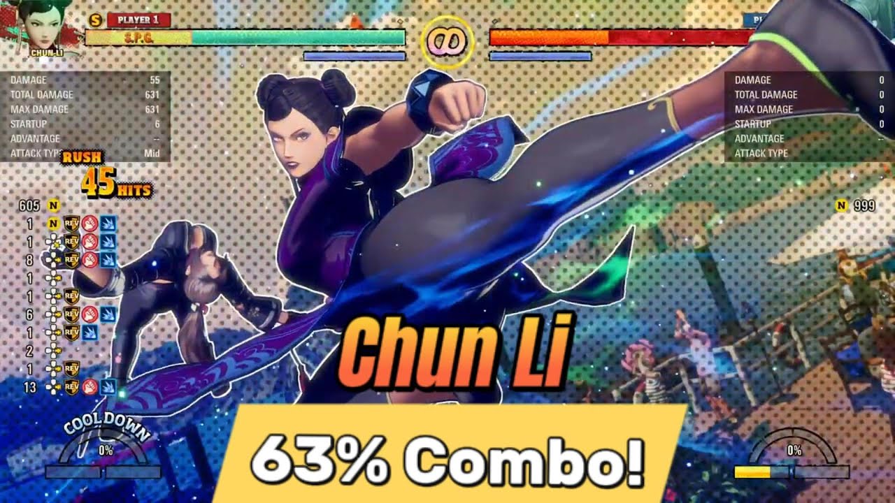 Chun Li Combos Fatal Fury COTW | Smart Style - YouTube
