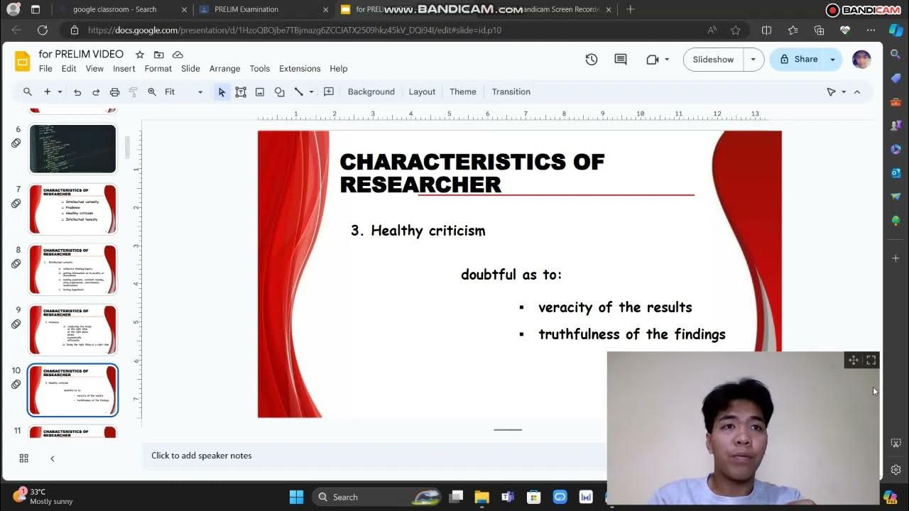 Prelim Exam in Capstone Research and Project 1 - YouTube