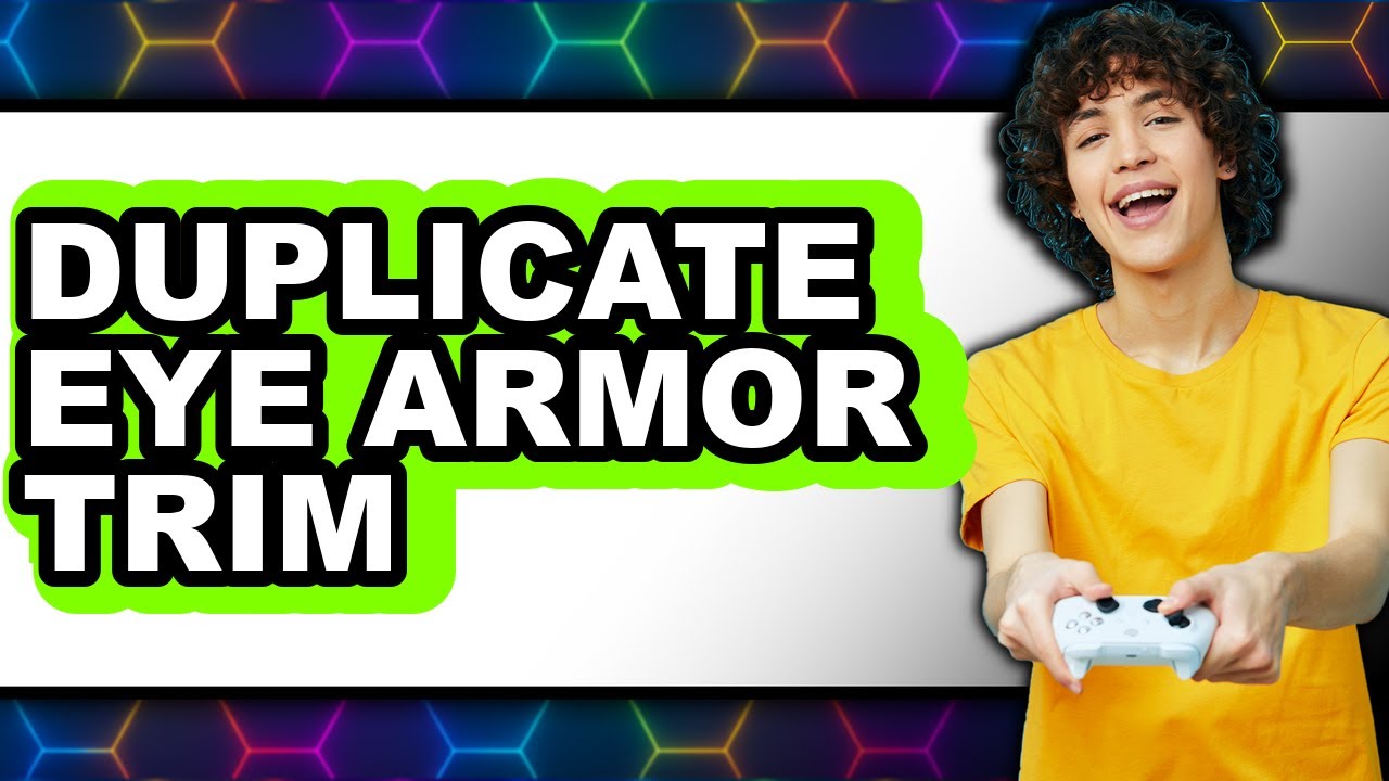 How to Duplicate Eye Armor Trim 2025 (Only Way) - YouTube